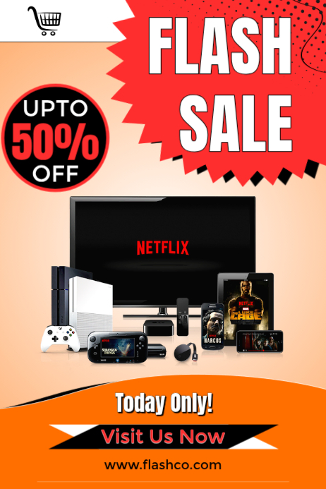 Flash Sale Ad Template | PosterMyWall