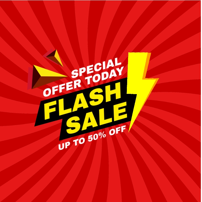 flash sale AD Template | PosterMyWall