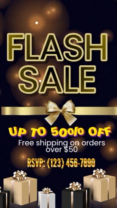 Flash Sale Ad Template | PosterMyWall