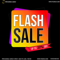 flash sale ad instagram video template | PosterMyWall