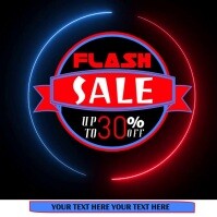 flash sale ad template | PosterMyWall