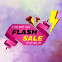 flash sale ad template | PosterMyWall