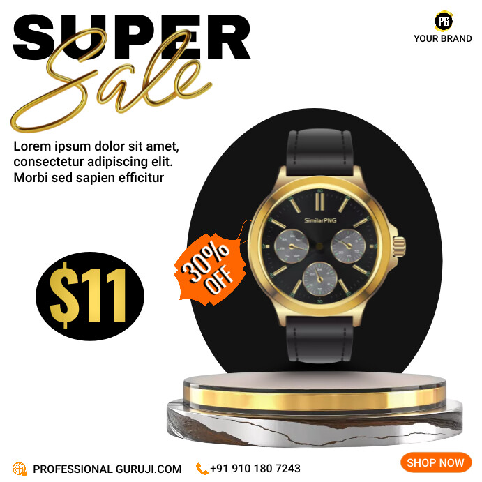 flash sale ad instagram video template | PosterMyWall