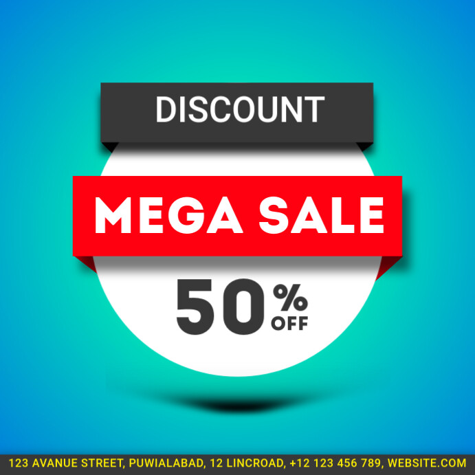 flash sale ad template | PosterMyWall