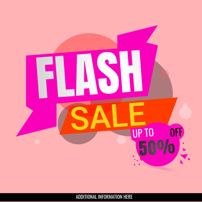 flash sale ad template | PosterMyWall