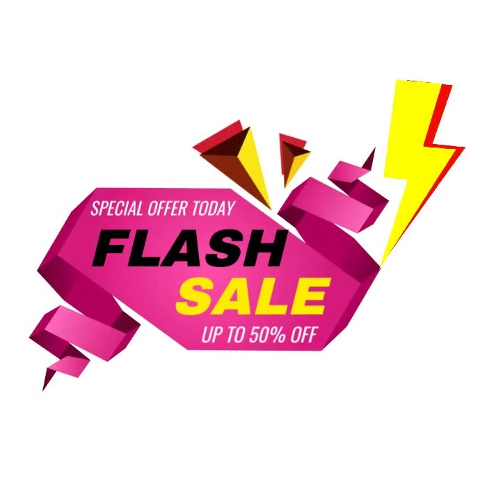 flash sale ad template | PosterMyWall