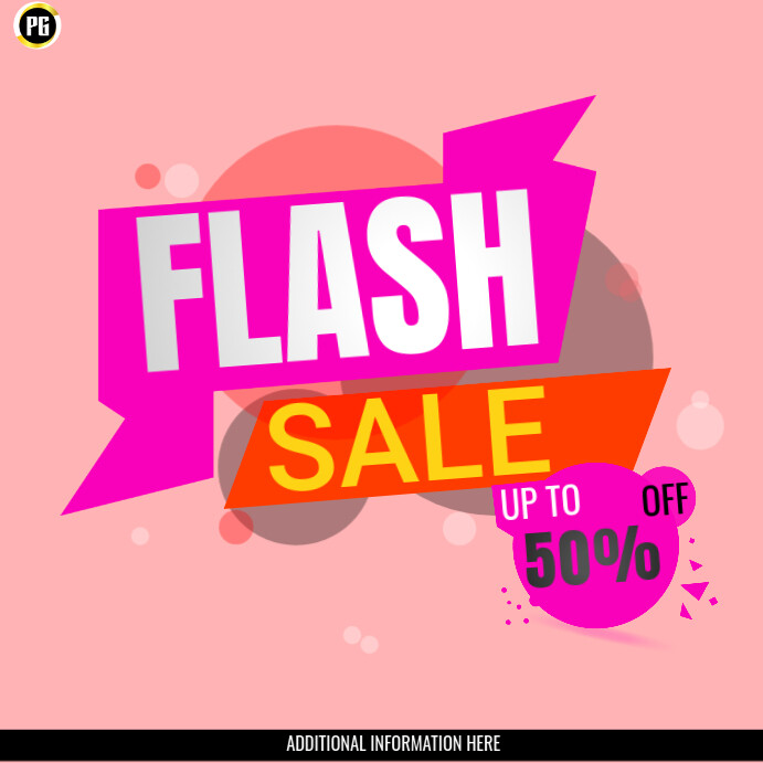 flash sale ad template | PosterMyWall