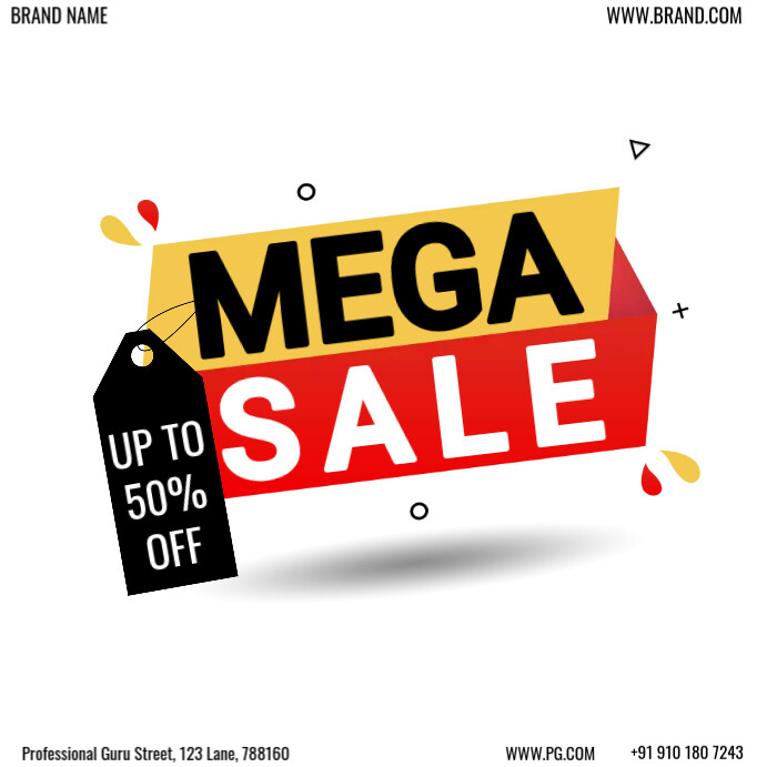 flash sale ad template | PosterMyWall