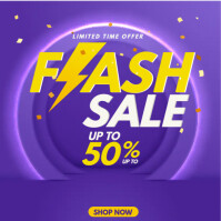 Flash Sale Ads Template | PosterMyWall