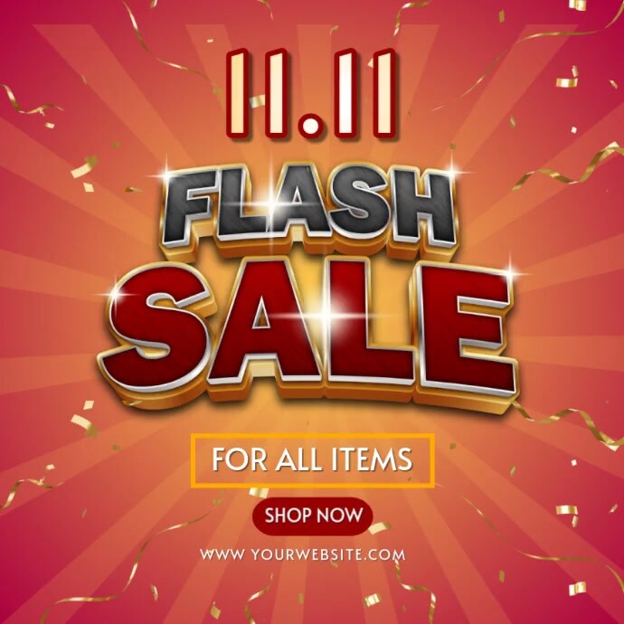 Flash Sale Ads Template | PosterMyWall