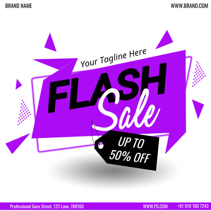 flash sale advertisement Template | PosterMyWall
