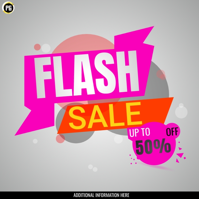 flash sale advertisement Template | PosterMyWall