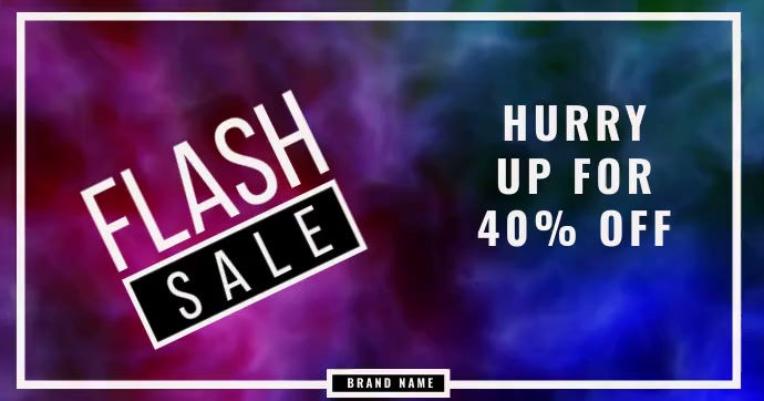 Iklan Flash Sale Templat | PosterMyWall