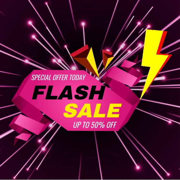 Copy of flash sale advertisement | PosterMyWall