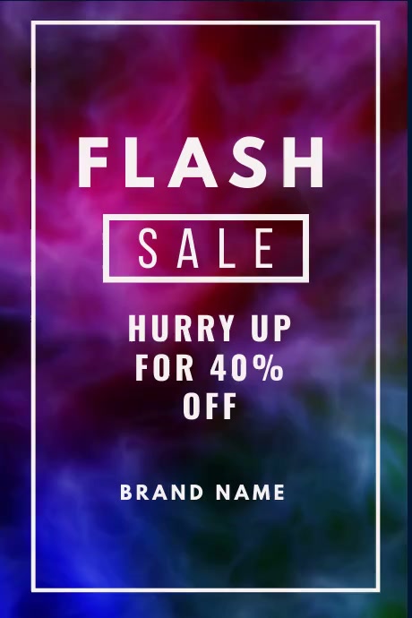 flash sale animation Template | PosterMyWall