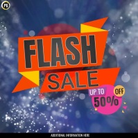 flash sale ad instagram video template | PosterMyWall