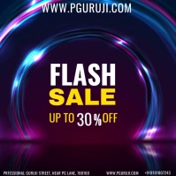 flash sale ad template | PosterMyWall