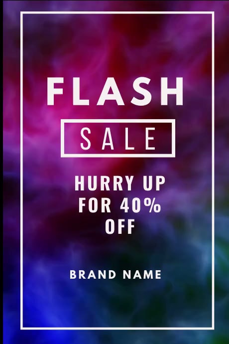 Copy of flash sale animation | PosterMyWall