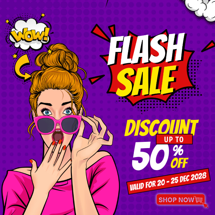 Flash Sale Template | PosterMyWall