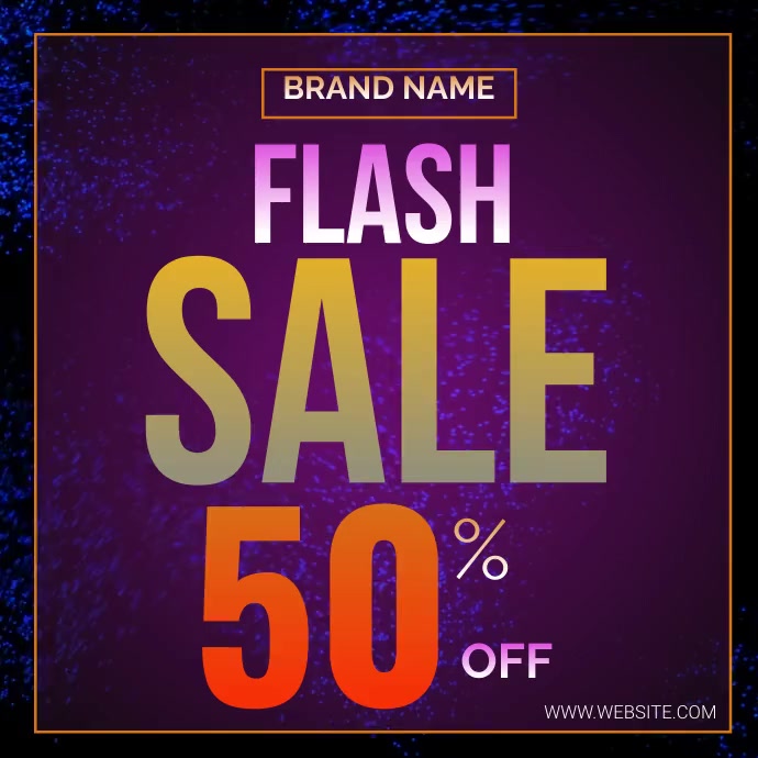 Flash sale Template | PosterMyWall