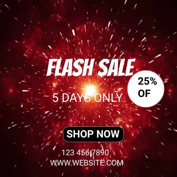 FLASH SALE Template | PosterMyWall