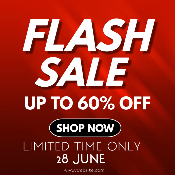 Flash sale Template | PosterMyWall