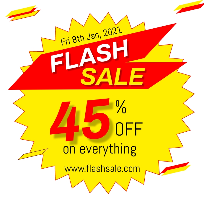 Flash sale Template | PosterMyWall