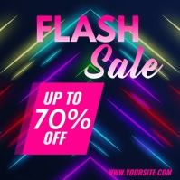flash sale ad instagram video template | PosterMyWall