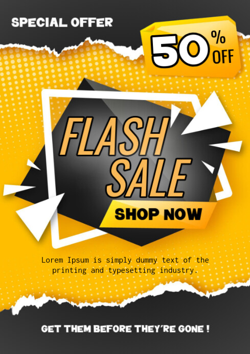 Flash Sale Template | PosterMyWall