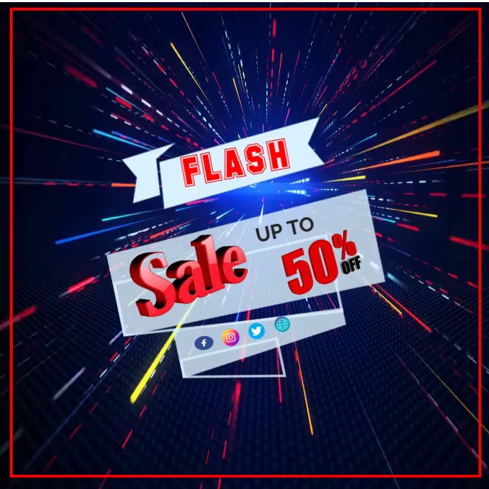 FLASH SALE Template | PosterMyWall