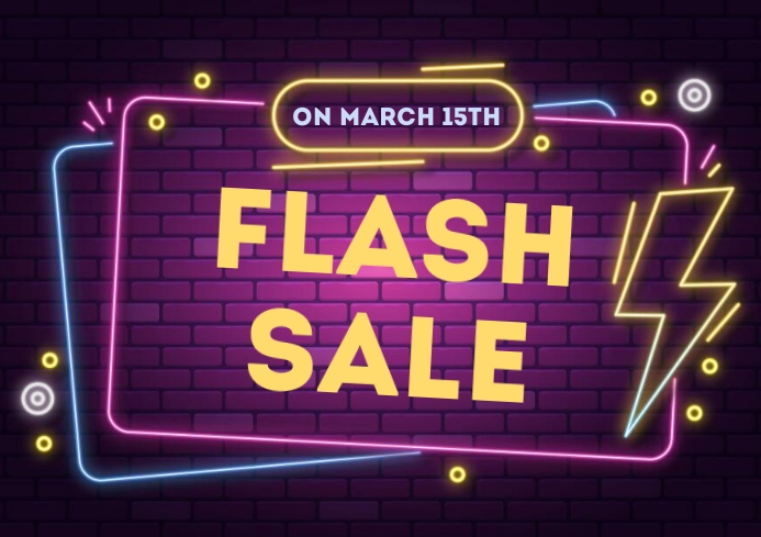 FLASH SALE Template | PosterMyWall