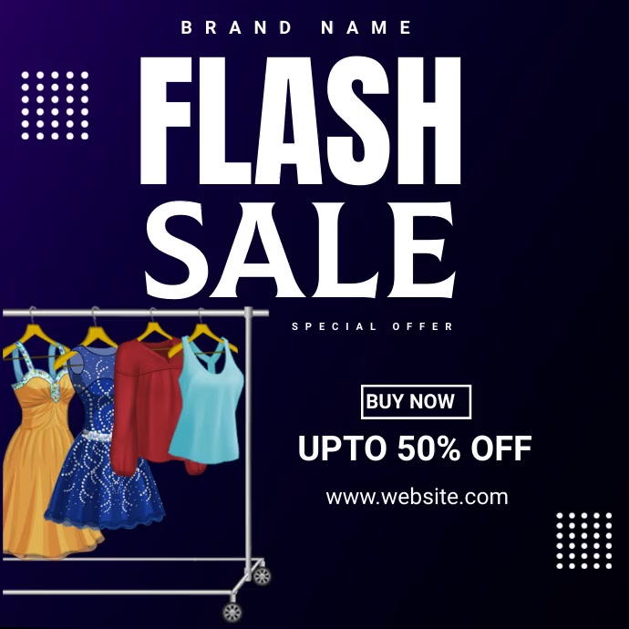 Flash sale Template | PosterMyWall