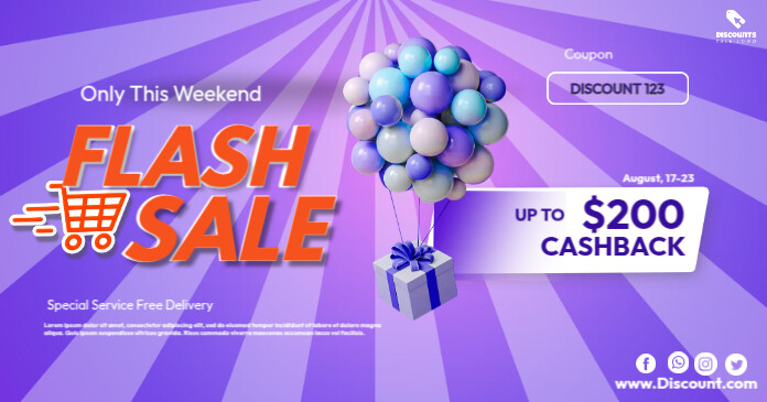 Flash Sale Template | PosterMyWall