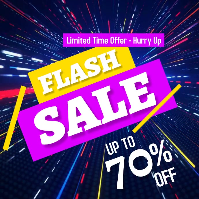 Flash sale Template | PosterMyWall