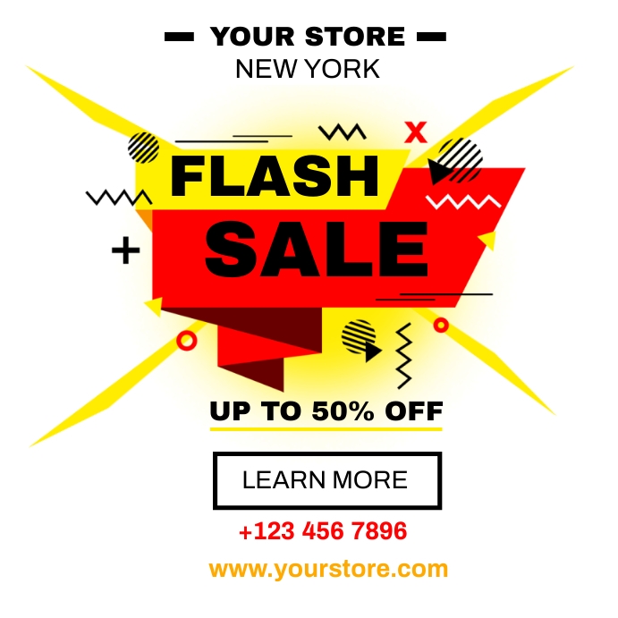 Flash Sale Template | PosterMyWall