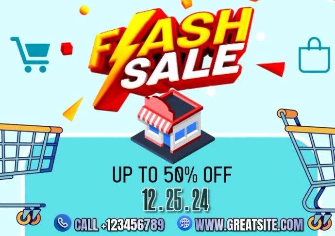 Flash Sale Template | PosterMyWall