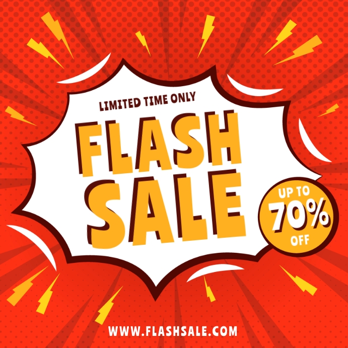 FLASH SALE Template | PosterMyWall