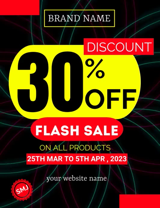 Plantilla de flash sale flyer template | PosterMyWall