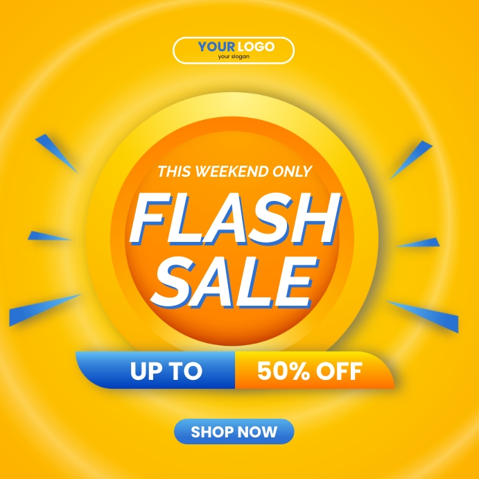 Copy of Flash Sale Poster Template | PosterMyWall
