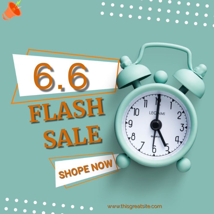 Copy of FLASH SALE POSTER TEMPLATE | PosterMyWall