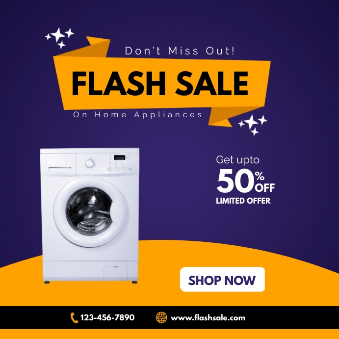 flash sale retail template | PosterMyWall