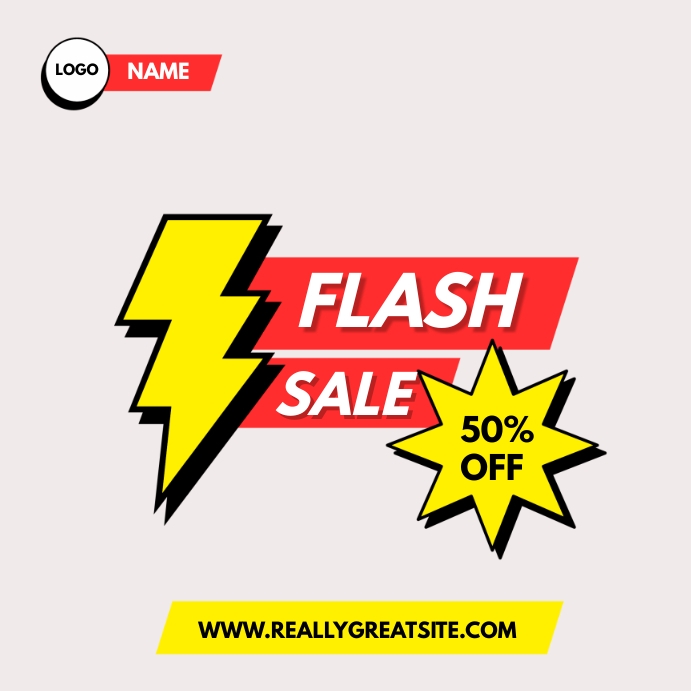 flash sale retail template | PosterMyWall