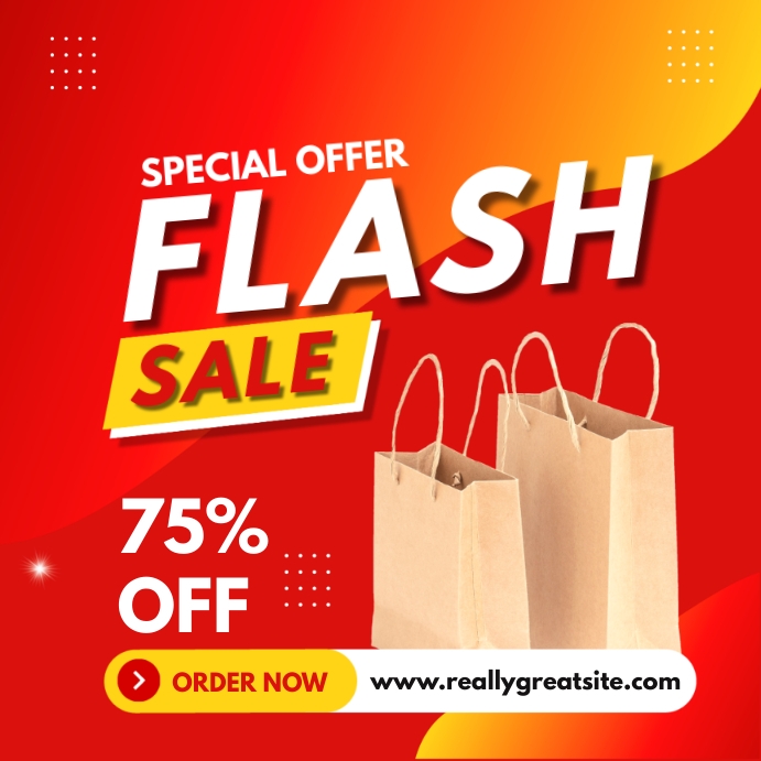 flash sale retail template | PosterMyWall