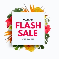 Flash Sale Social Media Ad Template | PosterMyWall