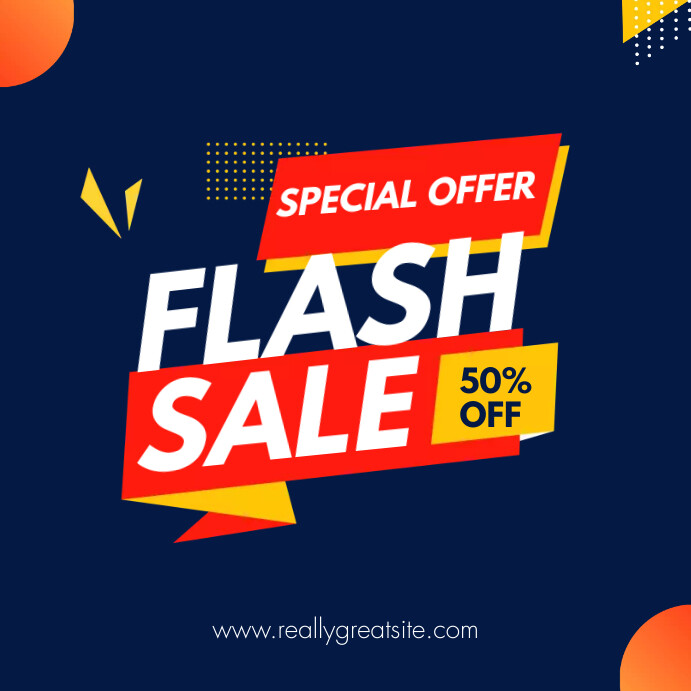 Plantilla de flash sale retail template | PosterMyWall