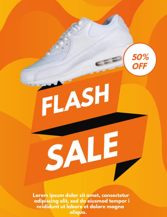 Plantilla de flash sale retail template | PosterMyWall