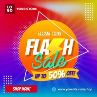 Flash Sale Social Media Post Template | PosterMyWall