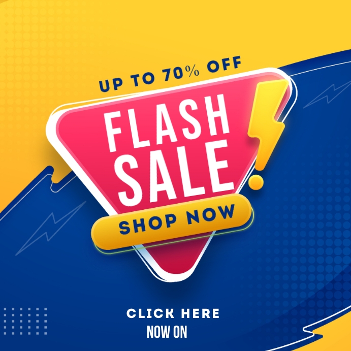 Flash Sales Background DESIGN Template | PosterMyWall