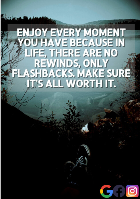 Plantilla de FLASHBACK AND REWINDS QUOTE TEMPLATE | PosterMyWall