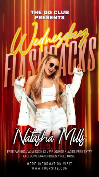Plantilla de Flashback Party | PosterMyWall
